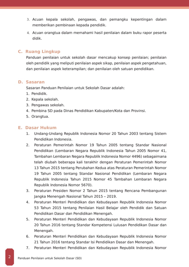 Panduan penilaian a4 isi | PDF