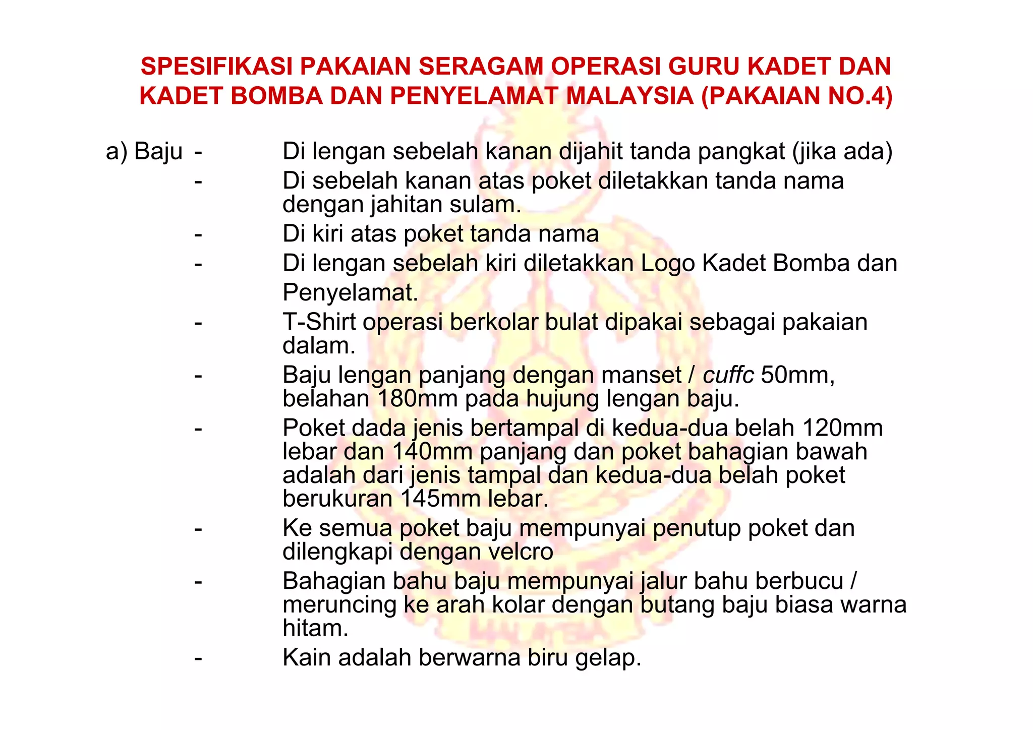Panduan penubuhan kadet bomba jbpm | PDF
