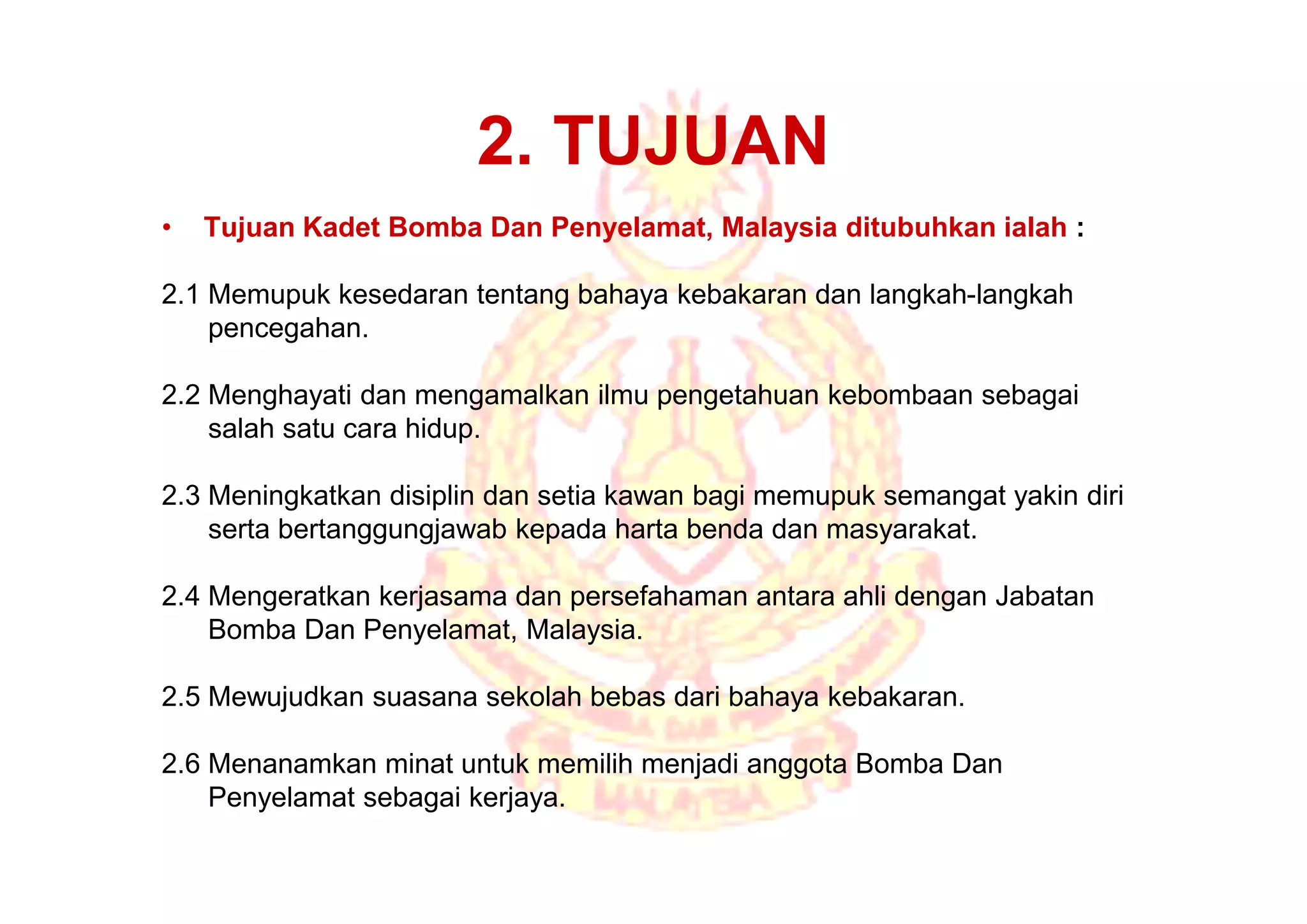 Panduan penubuhan kadet bomba jbpm | PDF