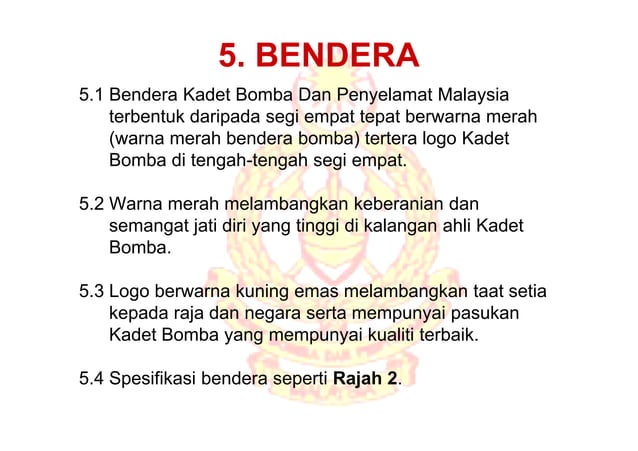 Panduan penubuhan kadet bomba jbpm | PDF