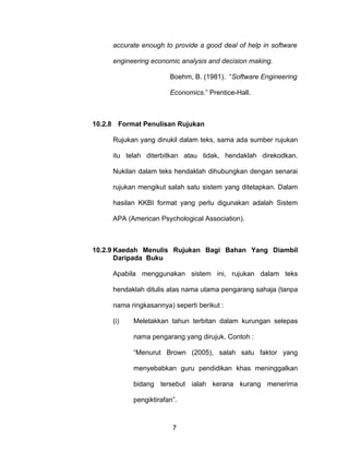 Panduan Penulisan Akademik (Institut Pendidikan Guru) | DOC