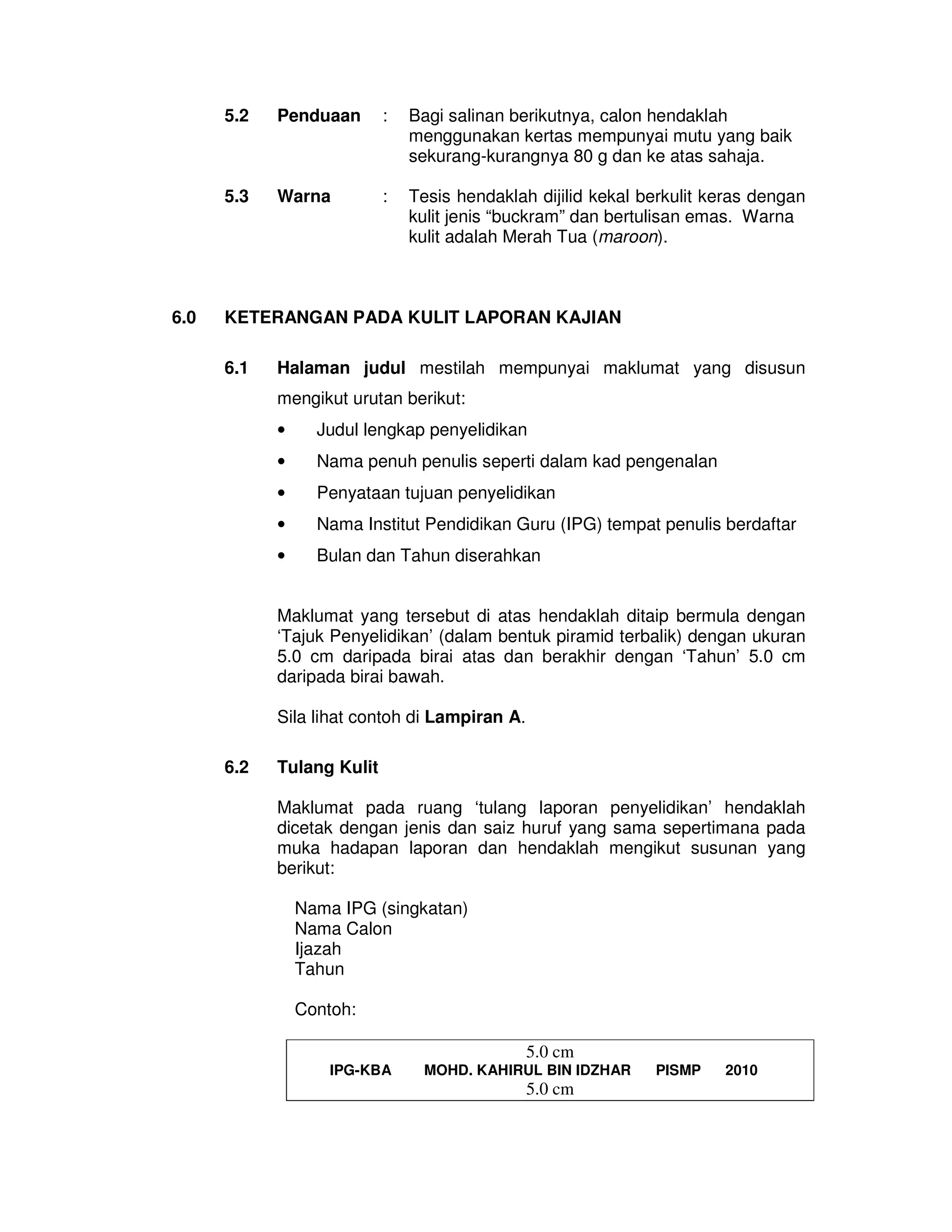 Panduan penulisan kajian tindakan | PDF