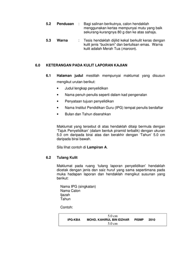 Panduan penulisan kajian tindakan | PDF