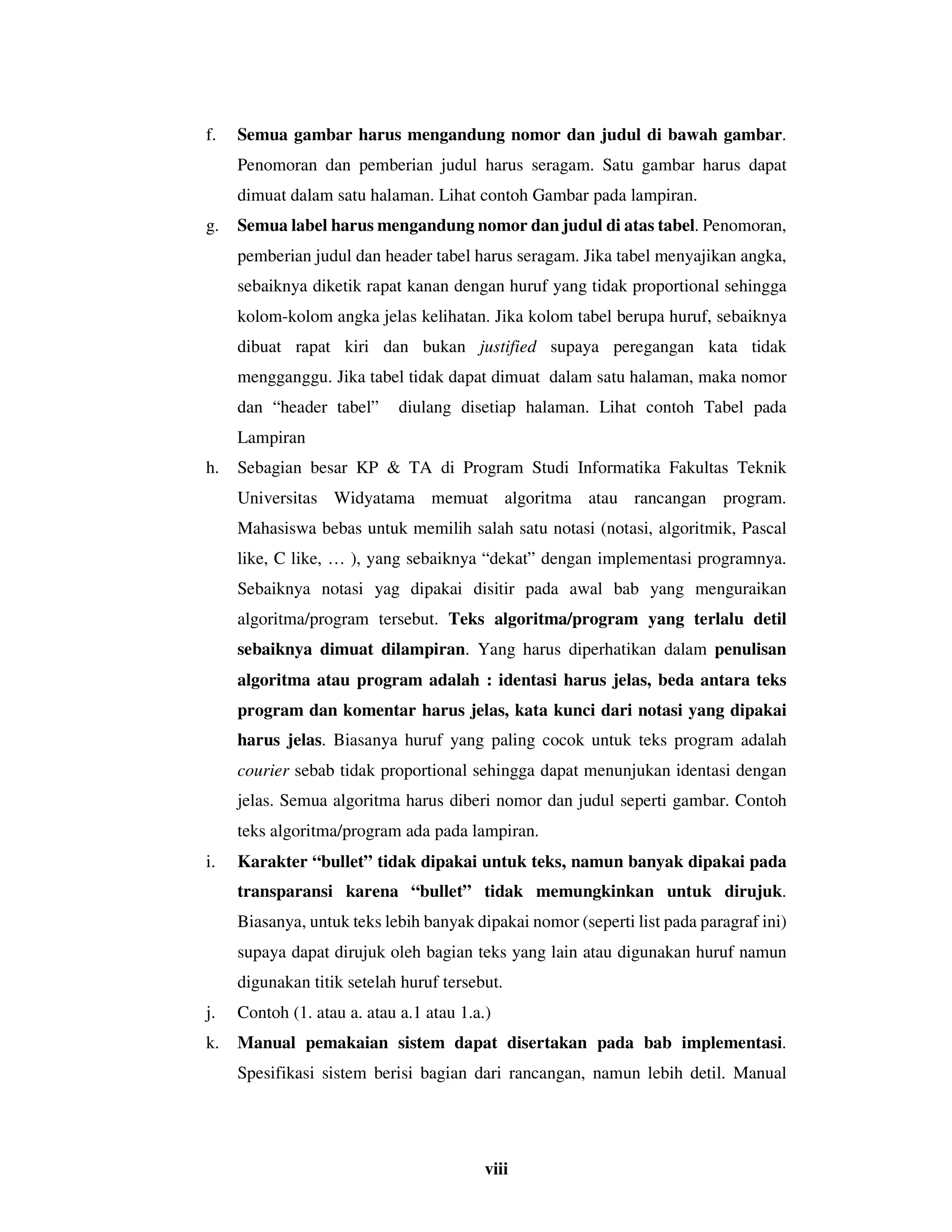 Panduan Penulisan Laporan Kerja Praktek | PDF