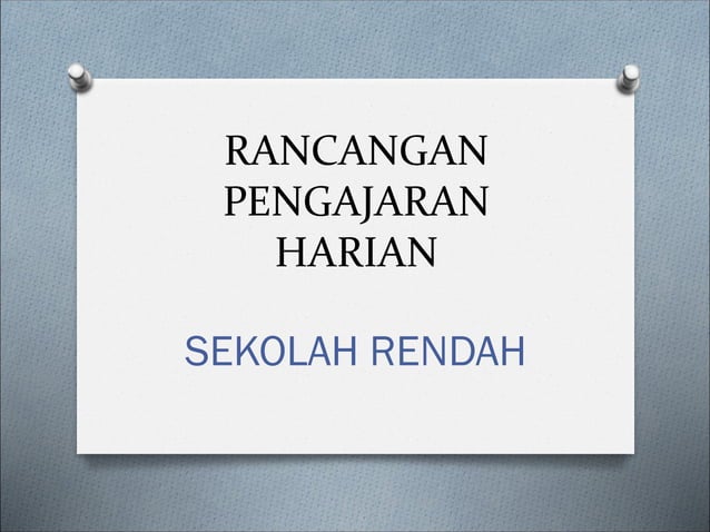 Panduan penulisan rph | PPT