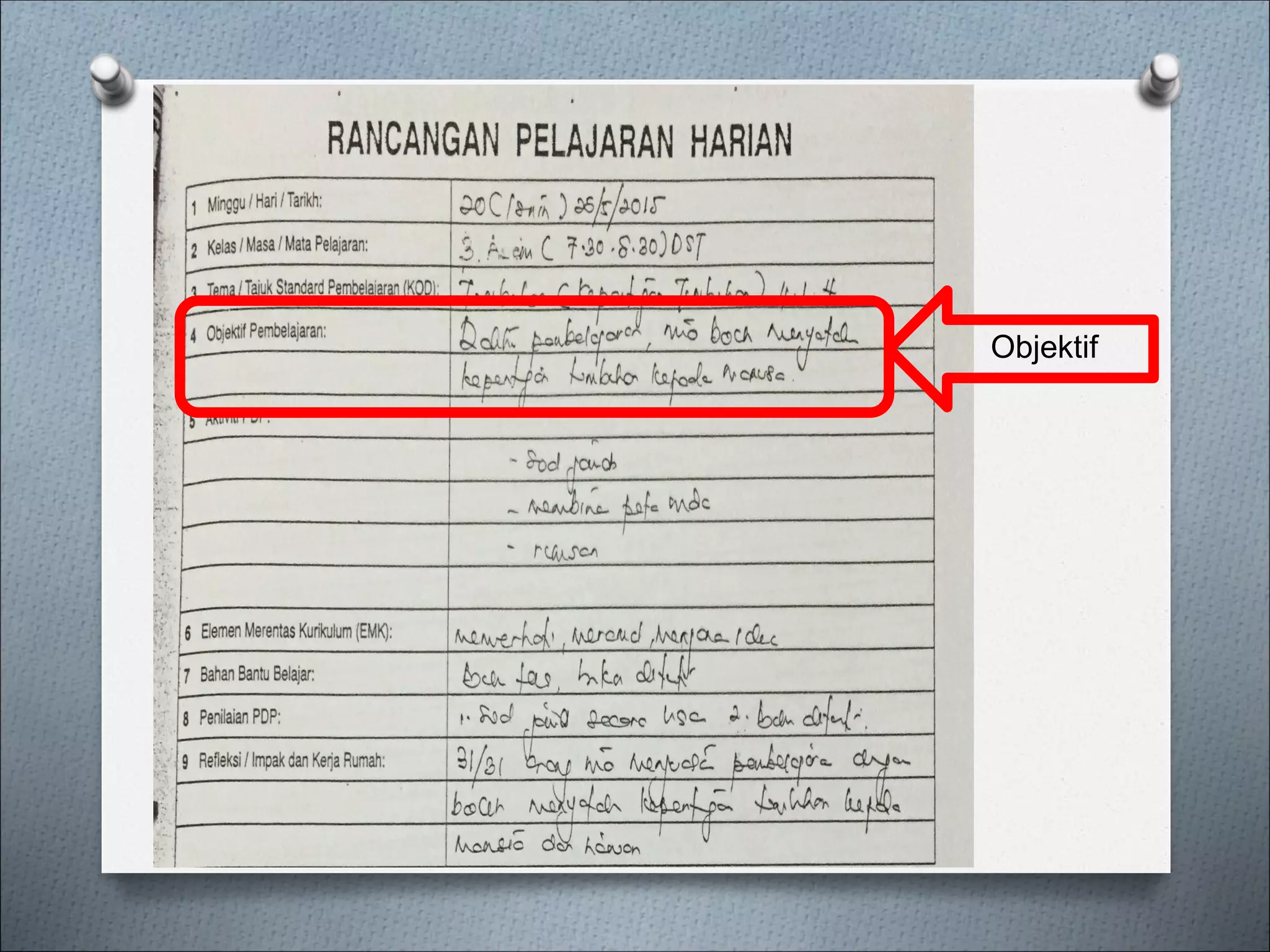 Panduan penulisan rph | PDF