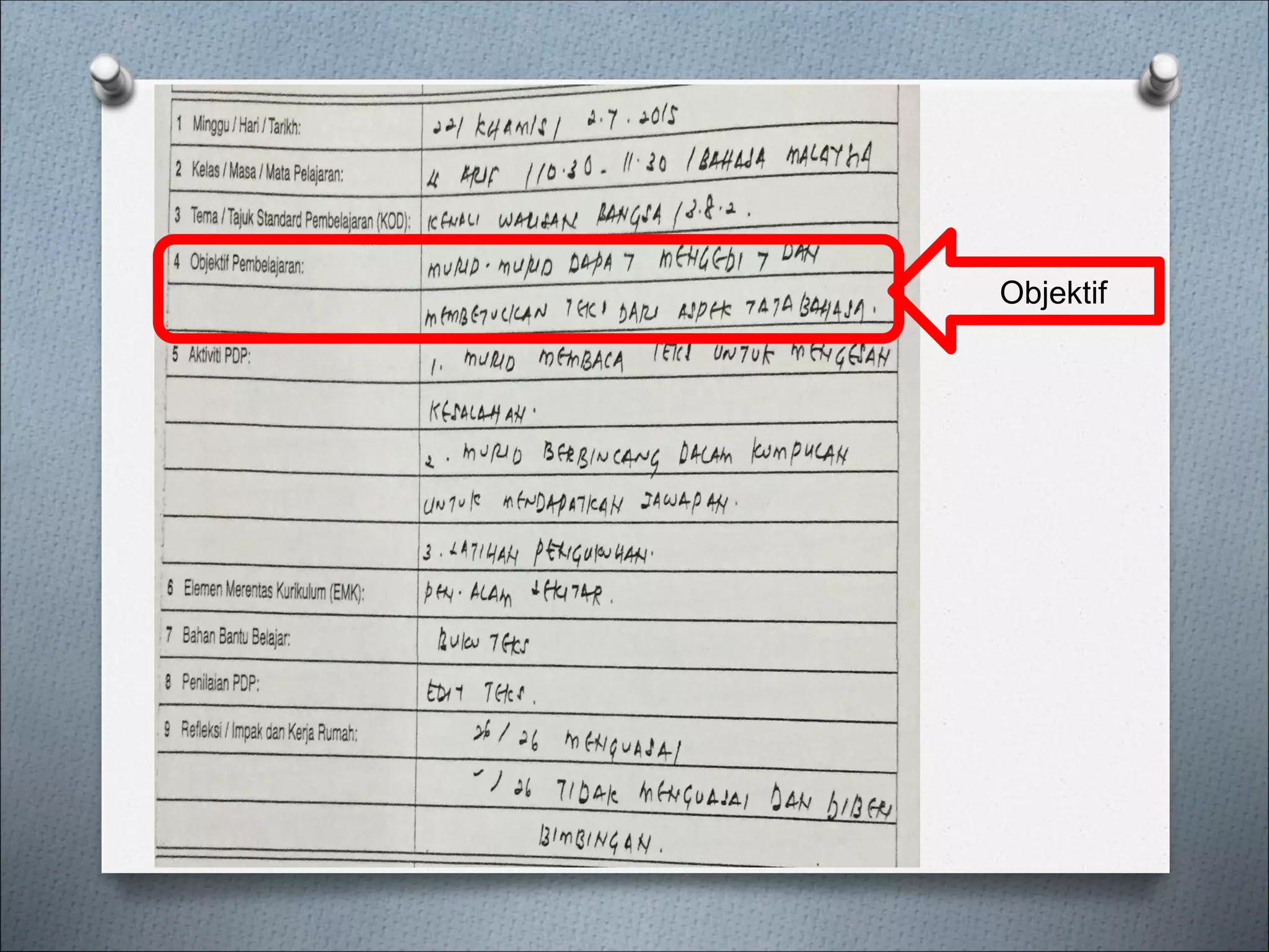 Panduan penulisan rph | PDF