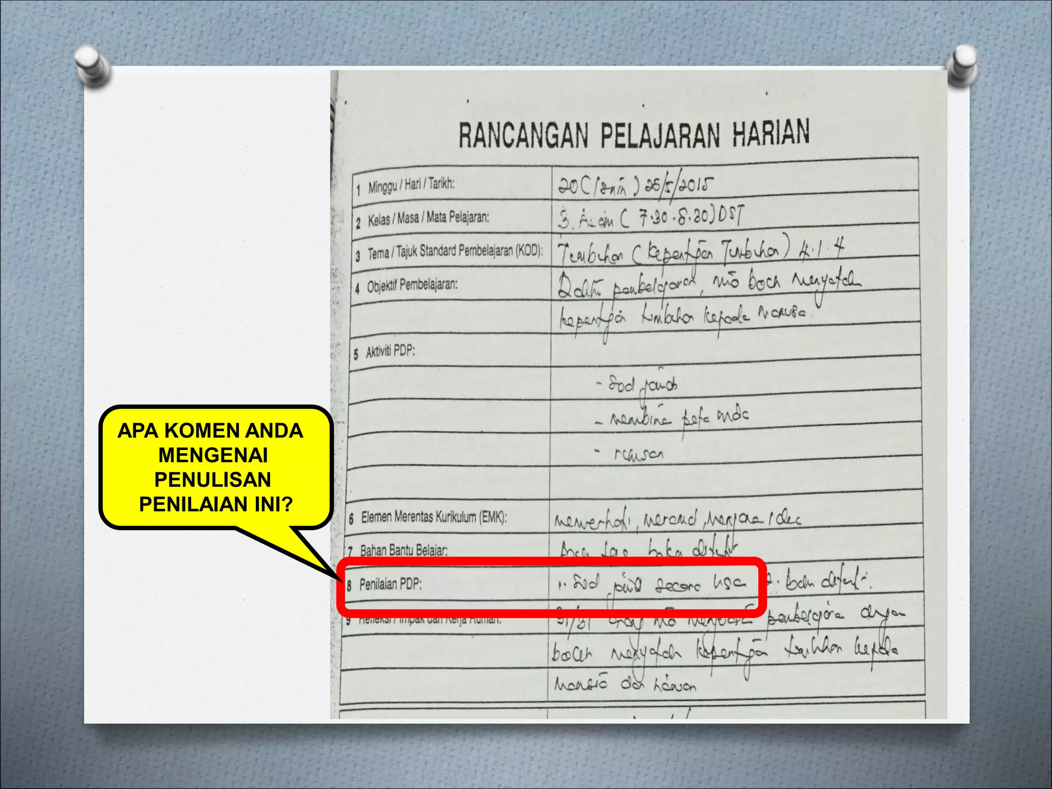 Panduan penulisan rph | PDF