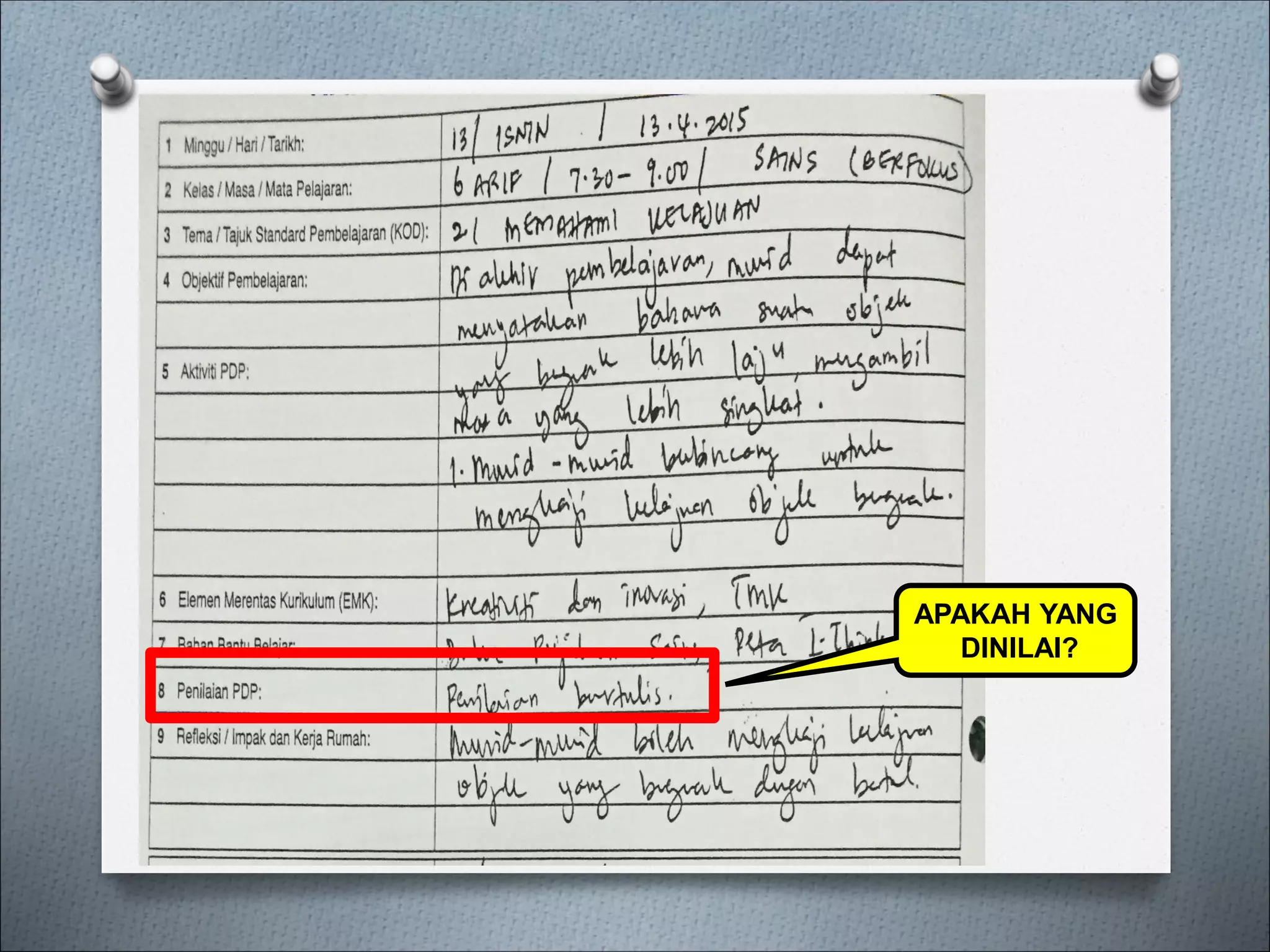 Panduan penulisan rph | PDF