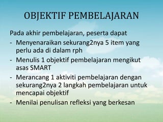 Panduan penulisan rph | PPTX