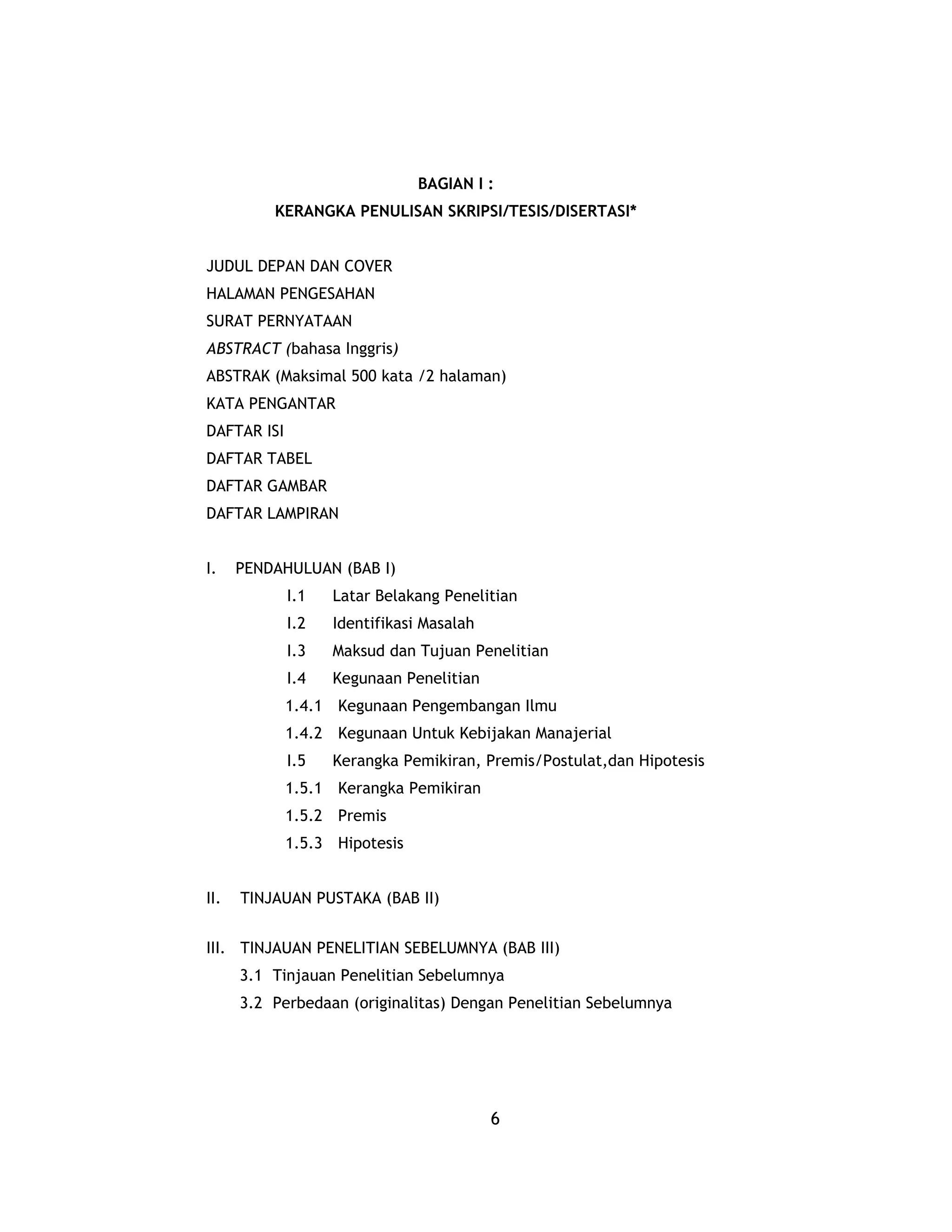 Panduan penulisan skripsi_akuntansi | PDF