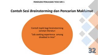 panduan penulisan tesis panduan penulisan | PDF