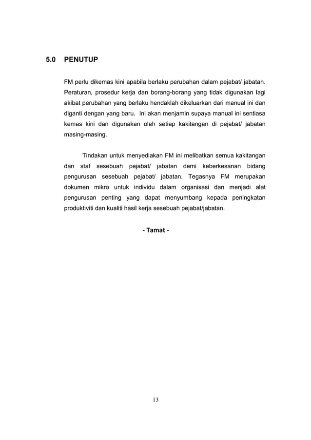 Panduan penyediaan fail meja | PDF