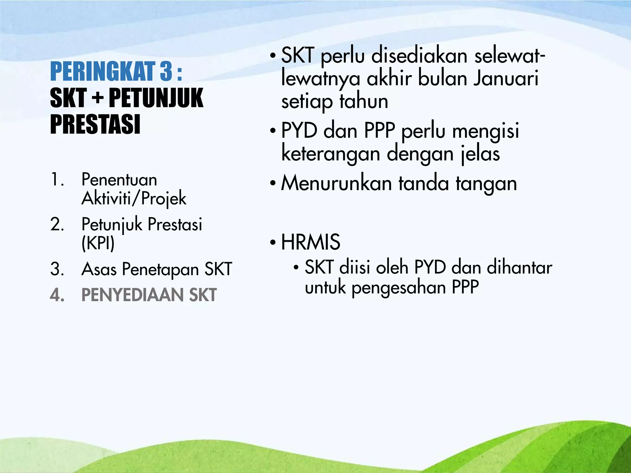 Panduan Penyediaan Sasaran Kerja Tahunan (SKT) | PDF