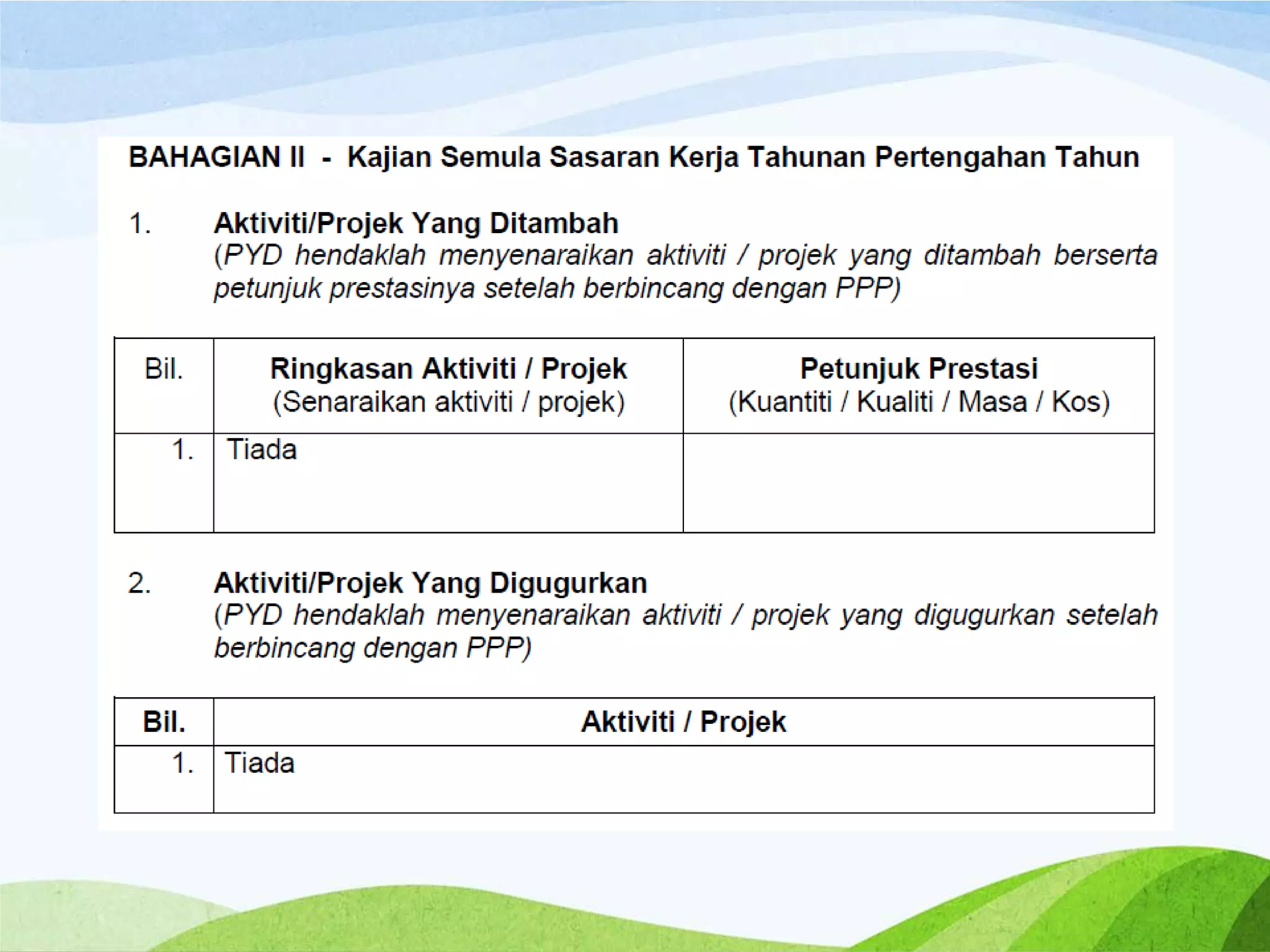 Panduan Penyediaan Sasaran Kerja Tahunan (SKT) | PDF