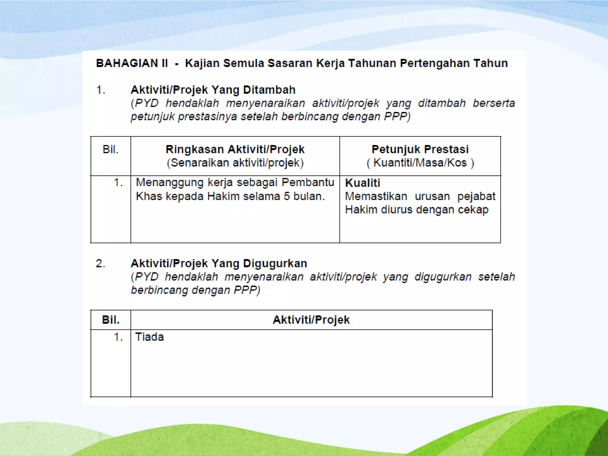 Panduan Penyediaan Sasaran Kerja Tahunan (SKT) | PDF