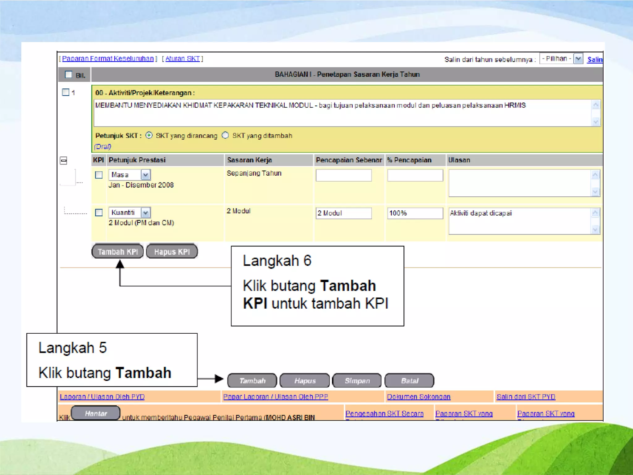 Panduan Penyediaan Sasaran Kerja Tahunan (SKT) | PDF