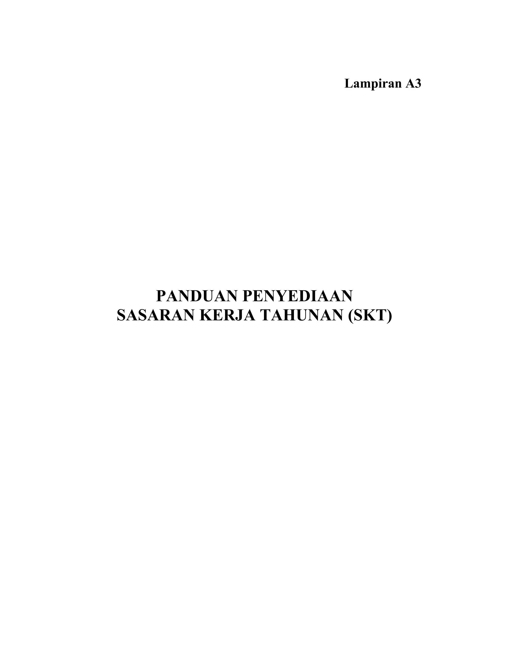 Panduan penyediaan skt | PDF