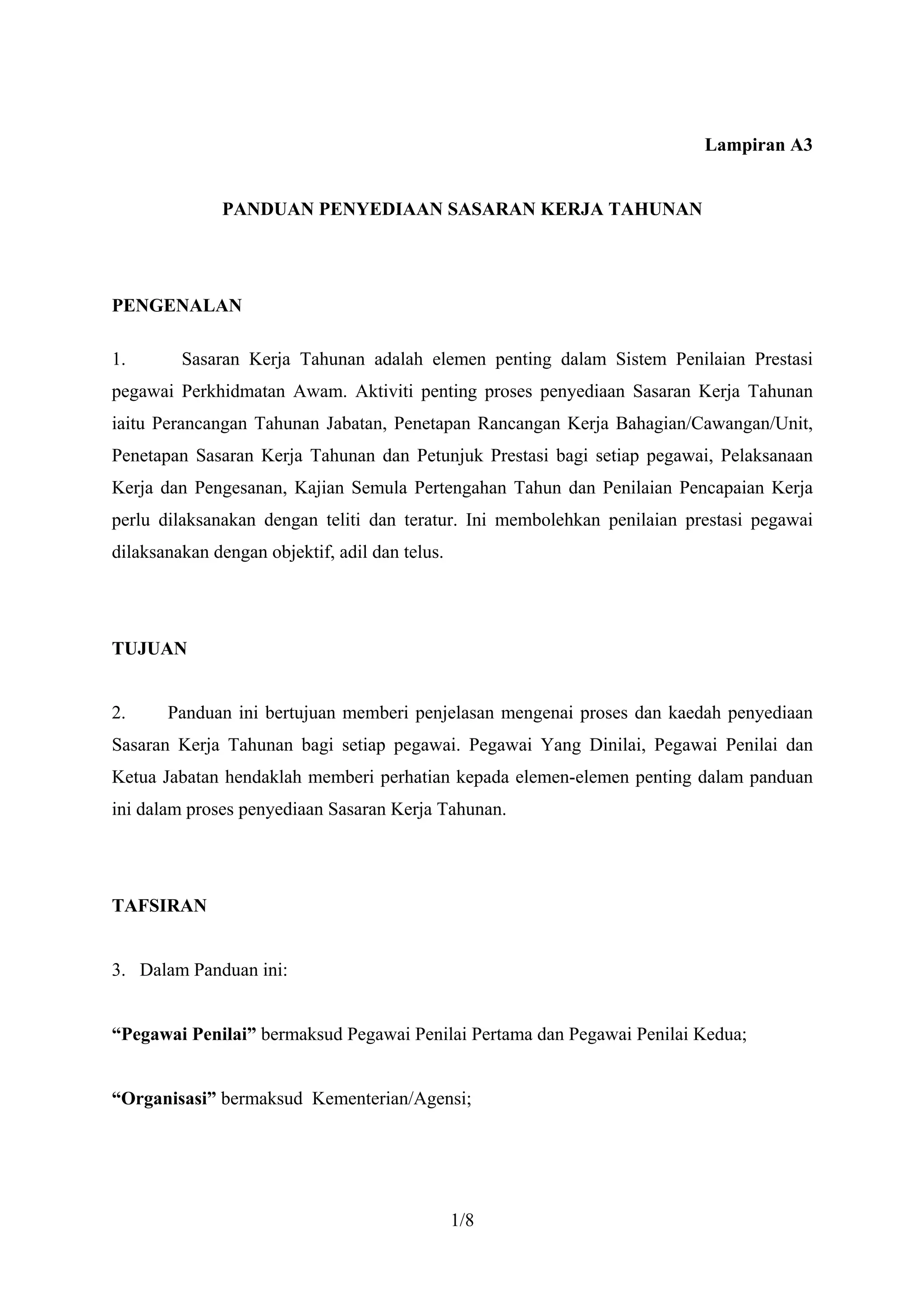 Panduan penyediaan skt | PDF