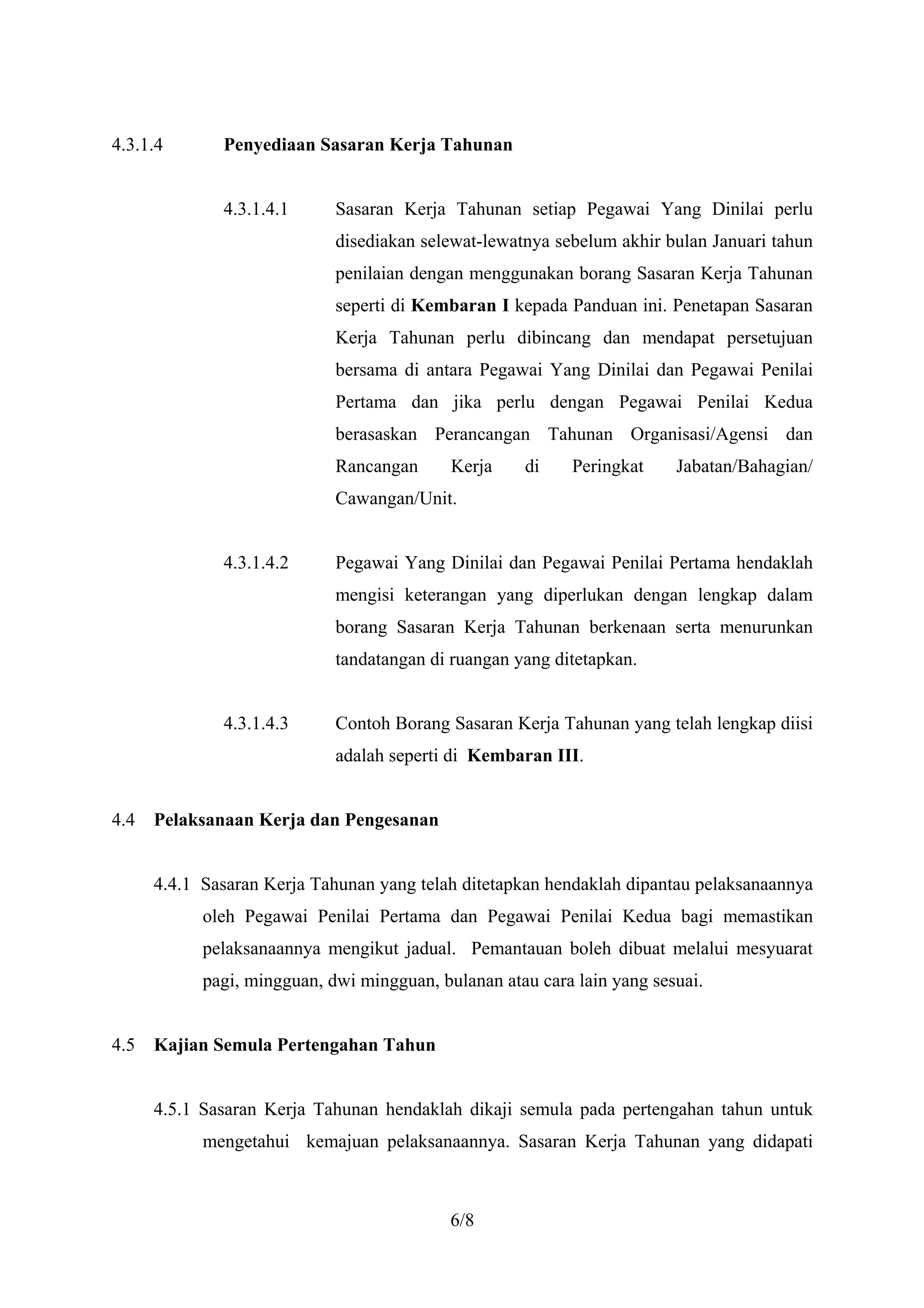 Panduan penyediaan skt guru dan contoh penulisan | PDF