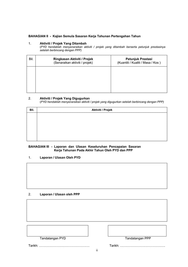 Panduan penyediaan skt guru dan contoh penulisan | PDF