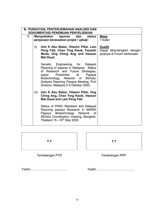 Panduan penyediaan skt guru dan contoh penulisan | PDF