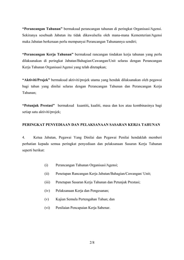 Panduan penyediaan skt guru dan contoh penulisan | PDF