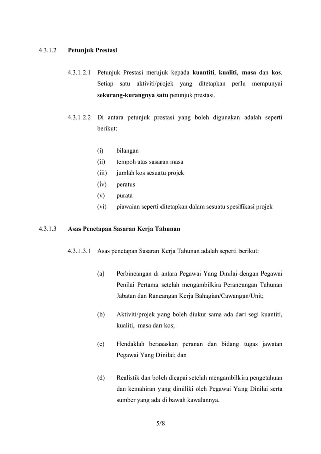 Panduan penyediaan skt guru dan contoh penulisan | PDF
