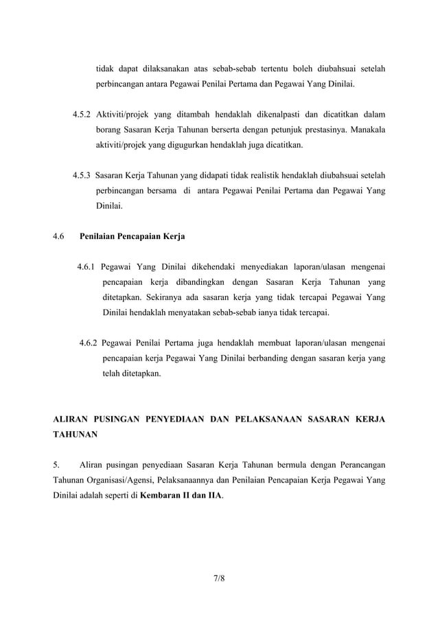 Panduan penyediaan skt guru dan contoh penulisan | PDF