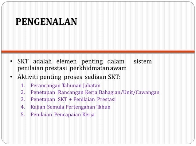Panduan Penyediaan Sasaran Kerja Tahunan | PPTX