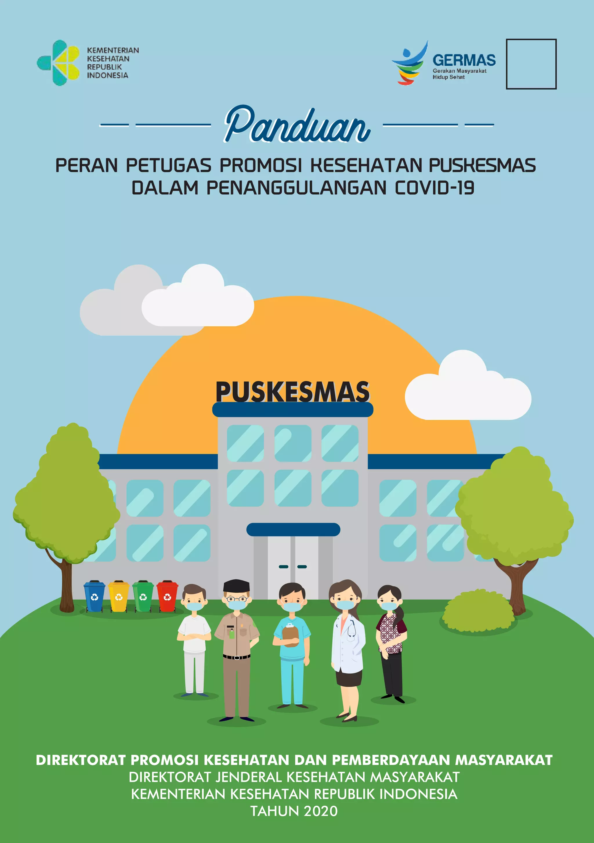 Panduan peran petugas promosi puskesmas dalam penanggulangan covid 19 | PDF