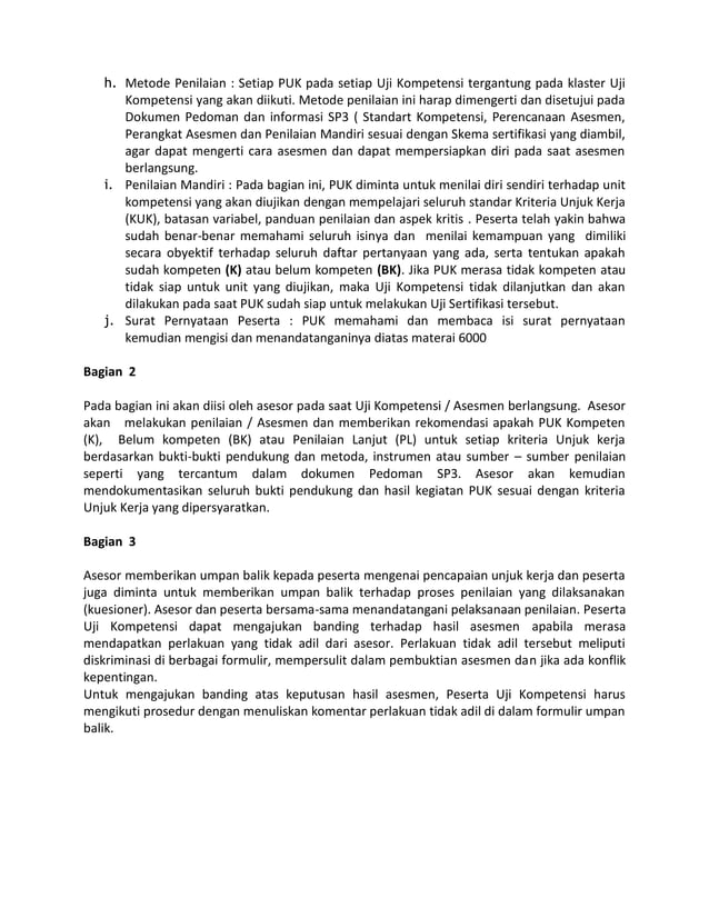 Panduan permohonan dan aplikasi asesmen programmer | PDF