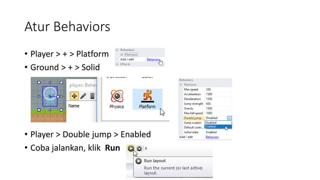 Panduan platform game dengan Construct 2 | PDF