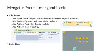 Panduan platform game dengan Construct 2 | PDF
