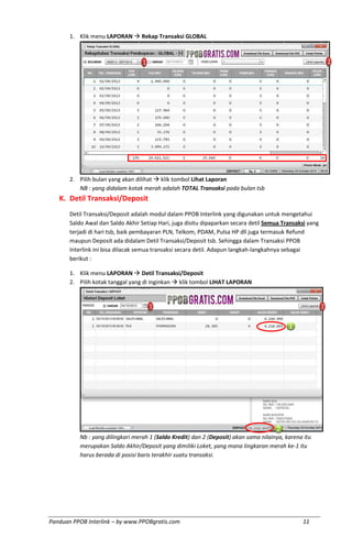 Panduan ppob interlink | PDF