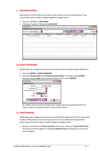 Panduan ppob interlink | PDF