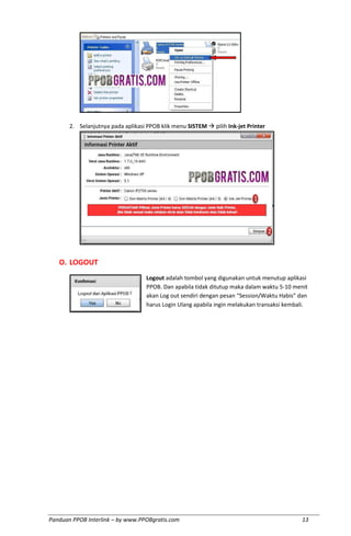 Panduan ppob interlink | PDF