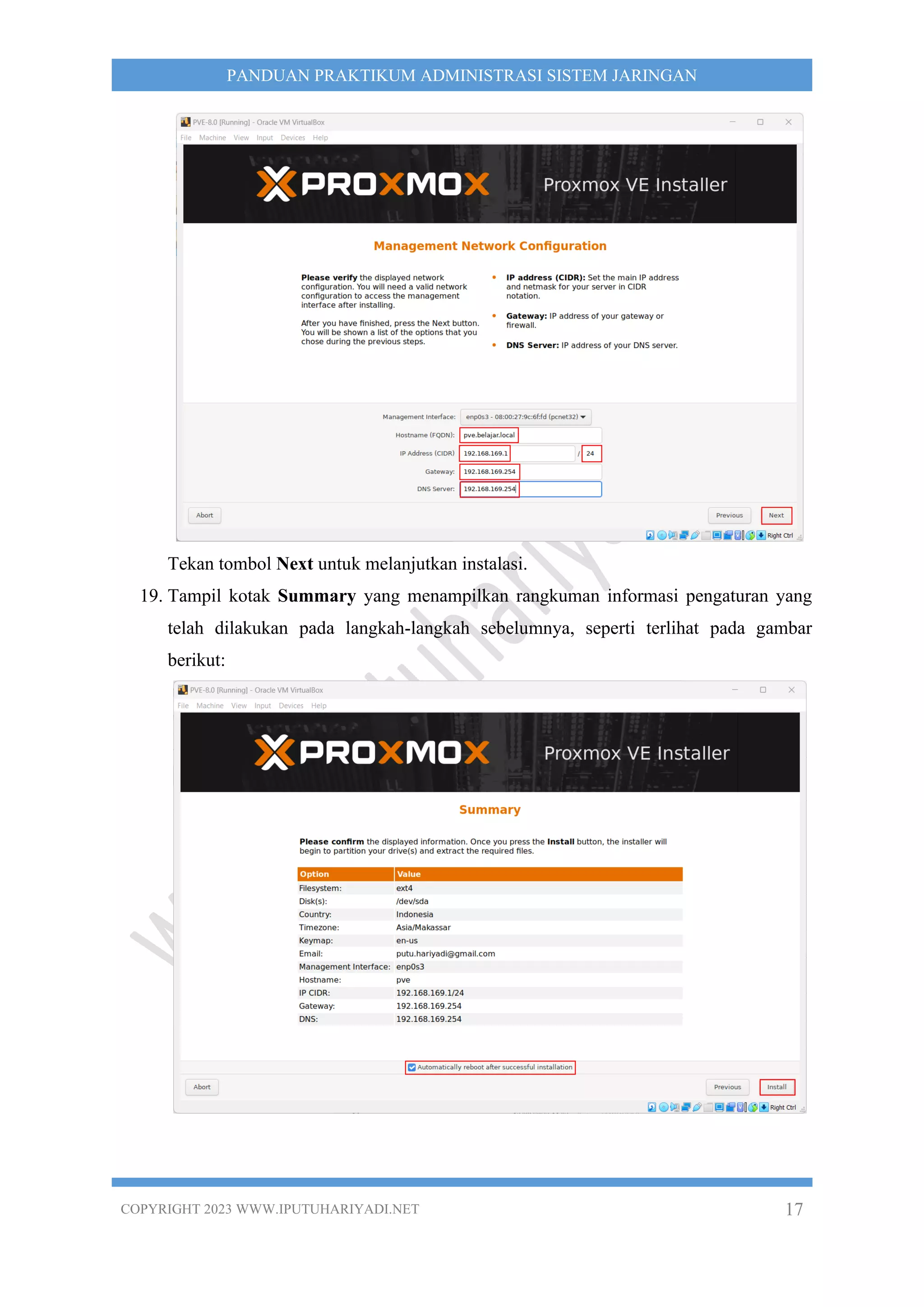 Panduan Praktikum Administrasi Sistem Jaringan - Proxmox VE 8.0.pdf