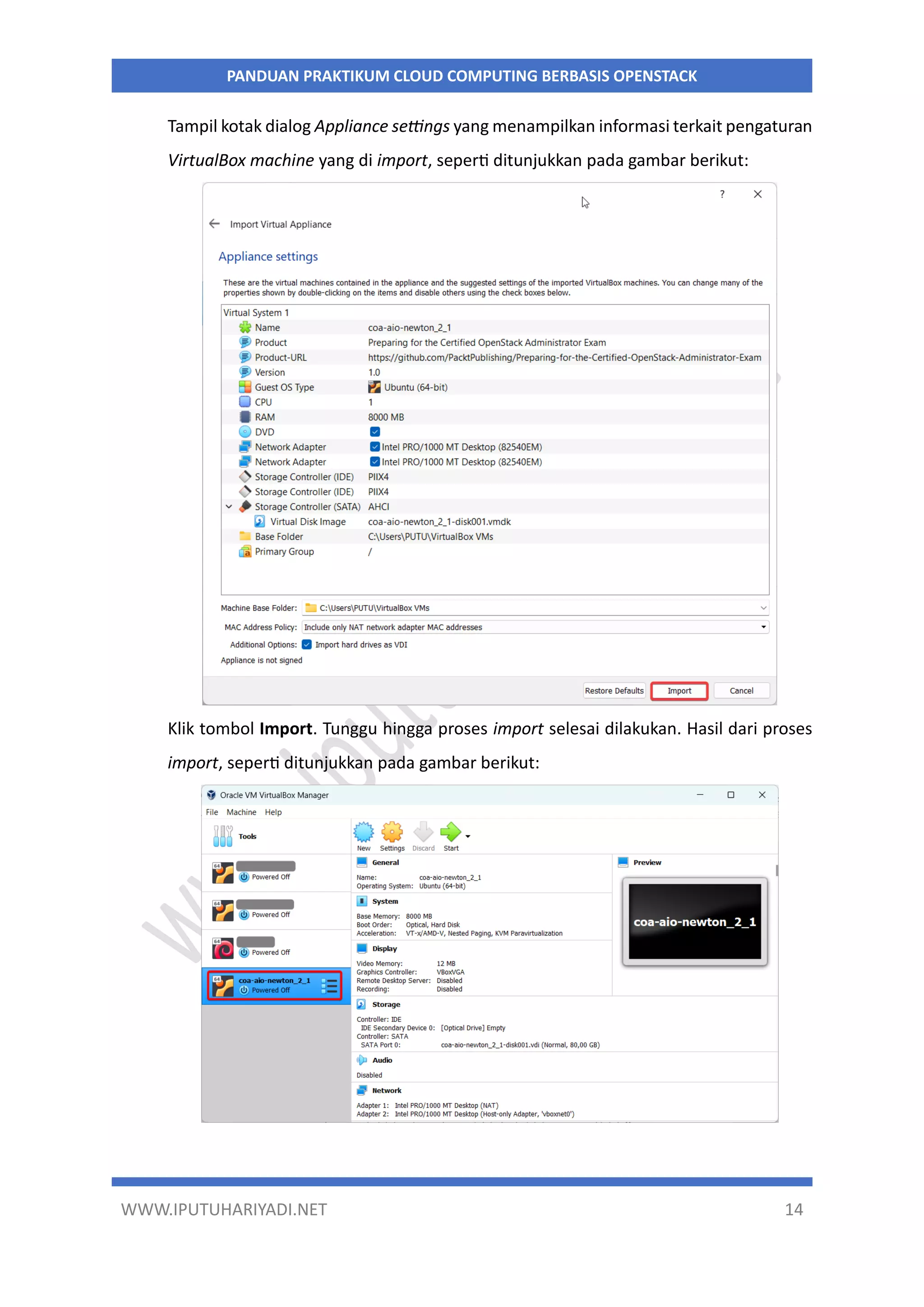 Panduan Praktikum Cloud Computing Berbasis OpenStack Versi 2.0 | PDF