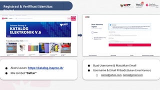 Panduan Praktis INAPROC & Katalog V6 untuk Pendaftaran Akun.pptx