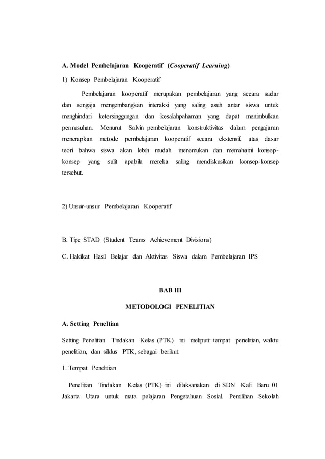 Panduan proposal dan skripsi ptk | PDF