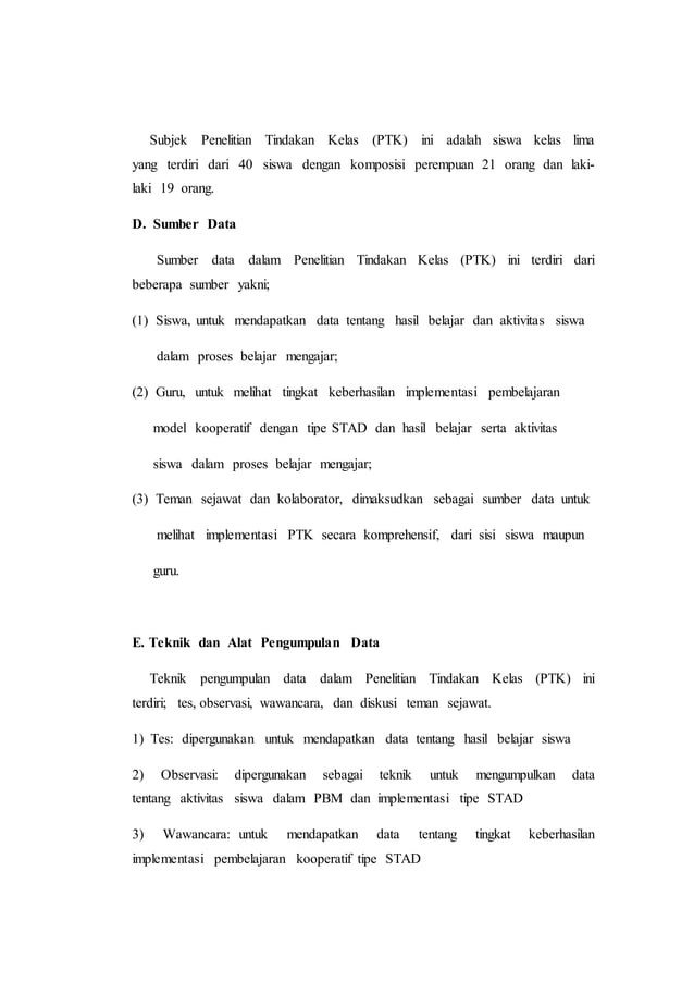 Panduan proposal dan skripsi ptk | PDF