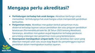 Panduan Proses Akreditasi Tahun 2024 dengan instrumen terbaru | PPTX