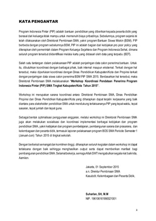 Panduan rakor pip kk 2015 draft3 | PDF