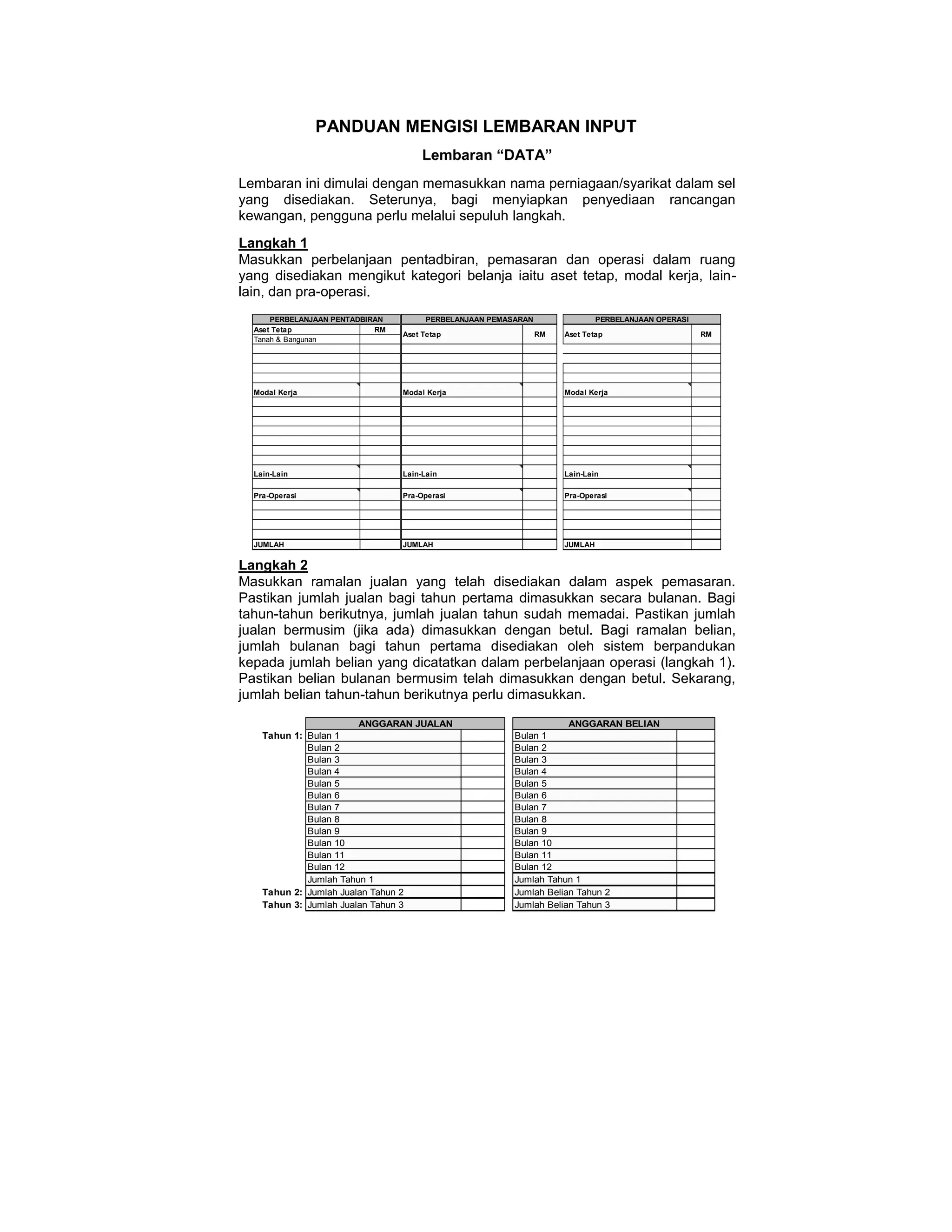 Panduan rancangan kewangan | PDF