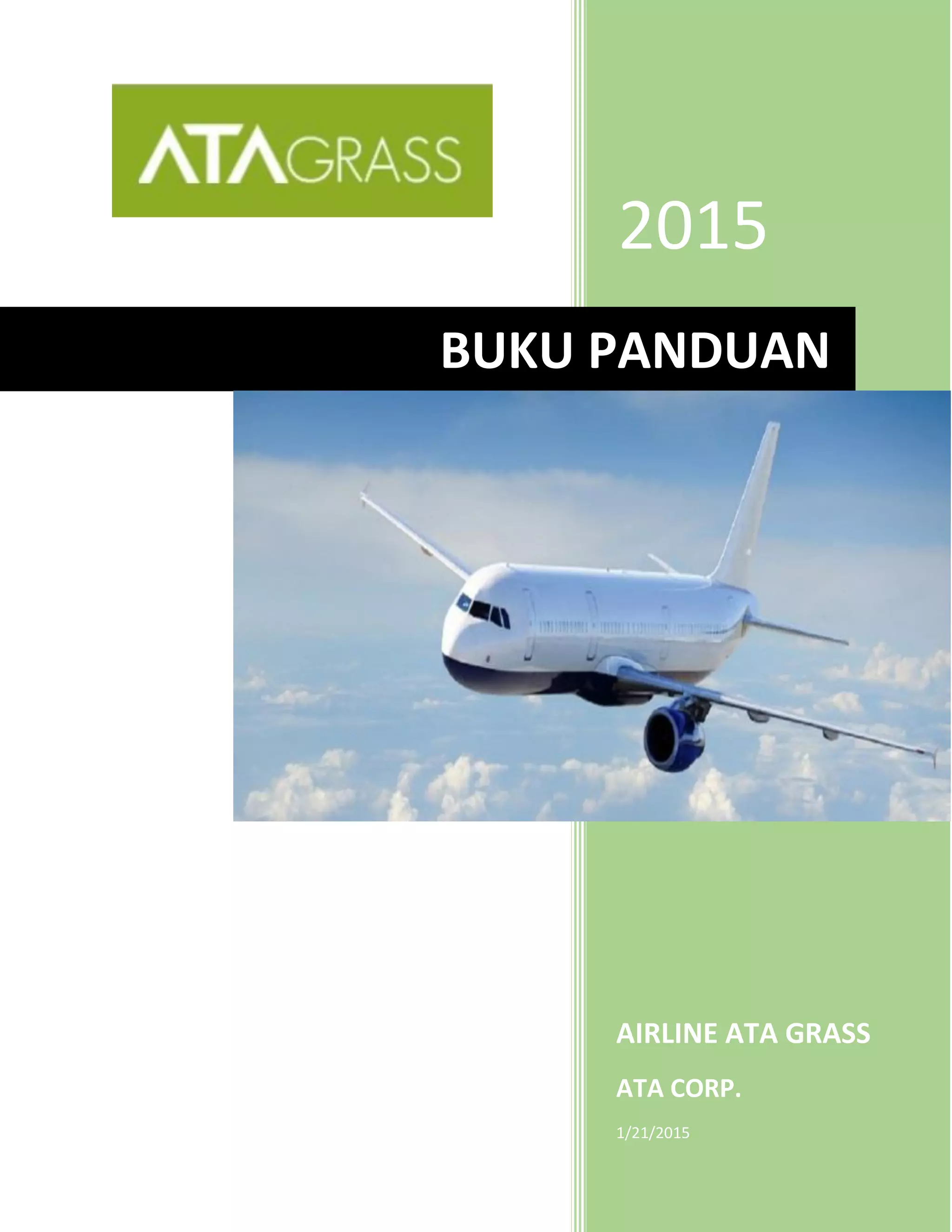 Panduan reservasi tiket dengan sistem ATA CORP | PDF