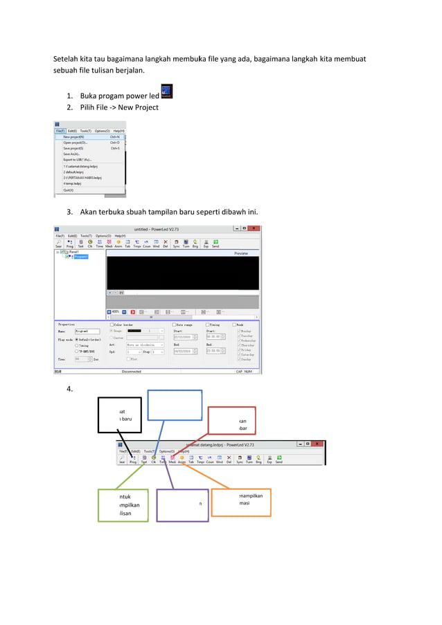 Panduan running text | PDF
