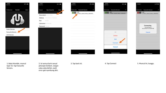 Panduan Setting SDC bagi pengguna Iphone | PPT