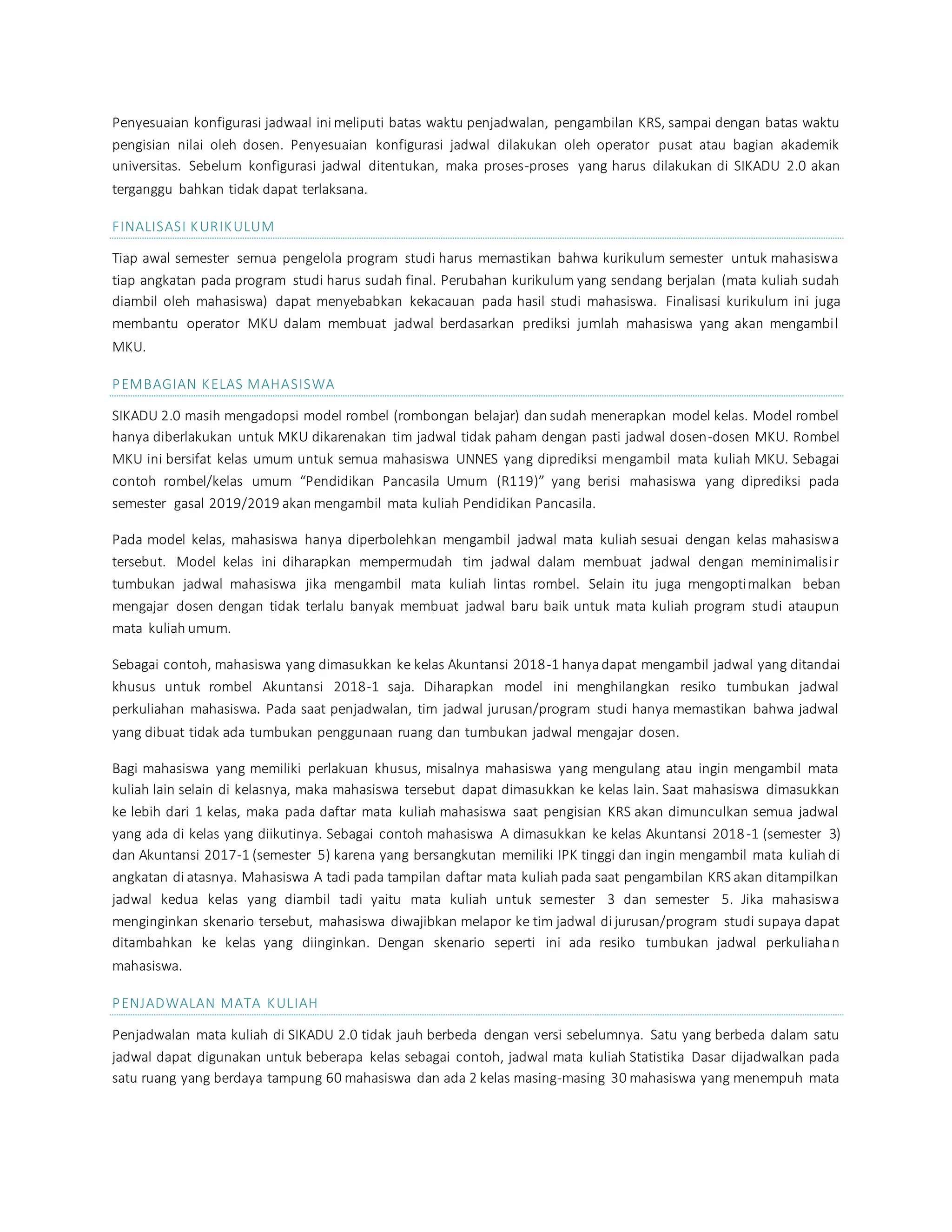 Panduan sikadu 2.0 UNNES | DOCX