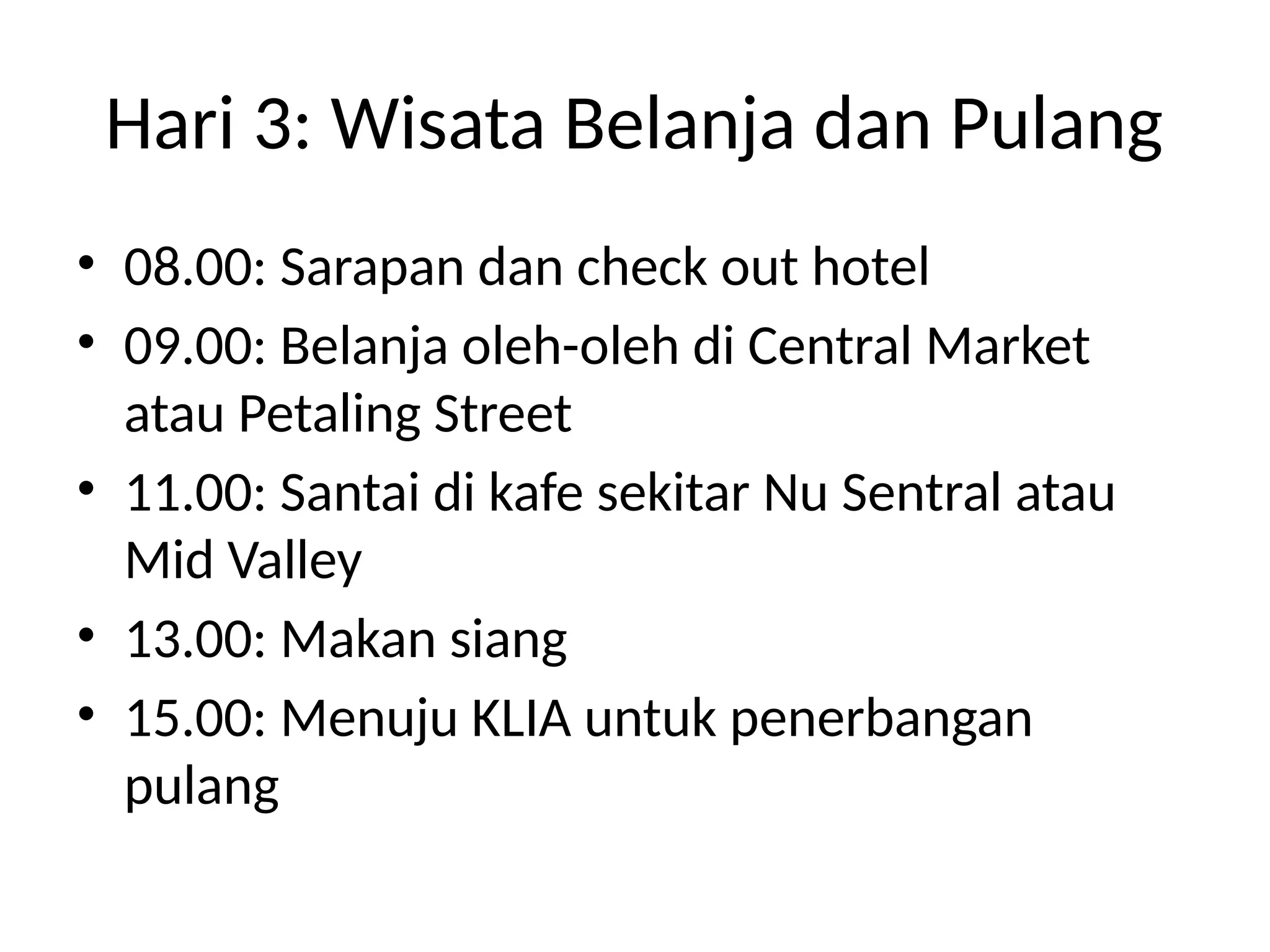 Panduan Singkat Perjalanan Ke Malaysia.pptx